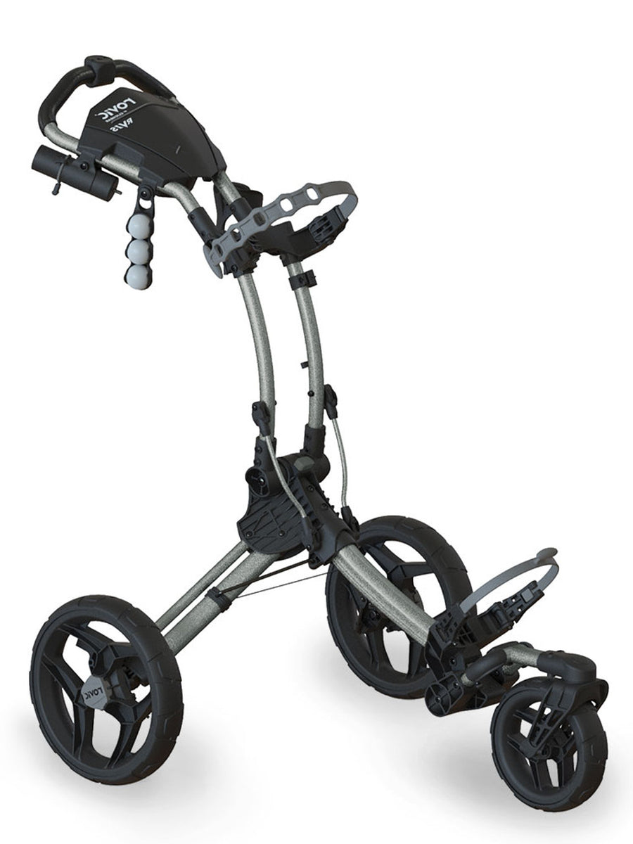 Clicgear Rovic RV1C Compact Golf Buggy Artic White | The Local Golfer